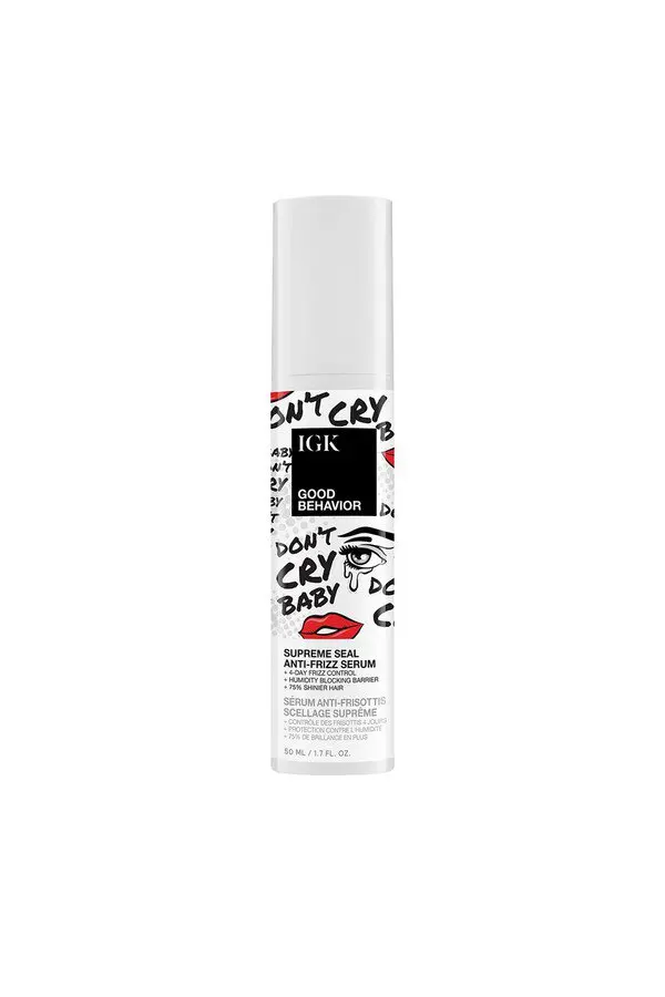 IGK Good Behavior Supreme Seal Anti-frizz Serum - Red