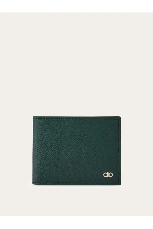 FERRAGAMO Gancini Wallet - Green