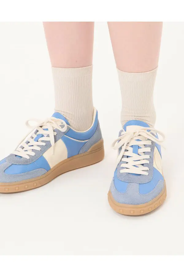 Valentino Garavani Upvillage Leather Sneakers - Natural