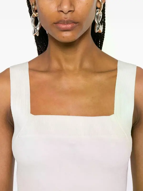 Simkhai Madine Tank Top - White