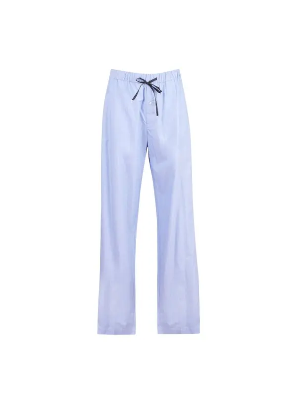 FLEUR DU MAL Poplin Pj Pant - Pacific Blue