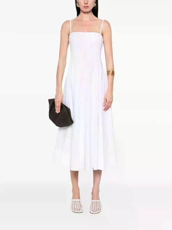 knee length dresses for ladies STAUD WYLIE DRESS CHERRY