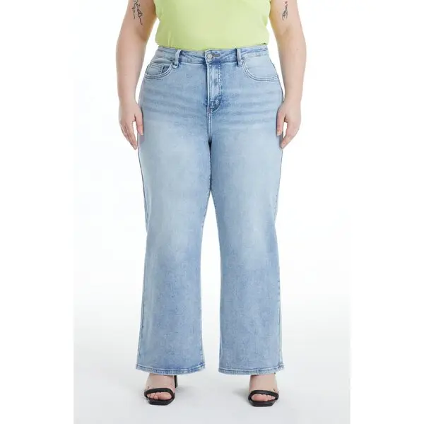 BAYEAS Ankle Wide Leg Jeans