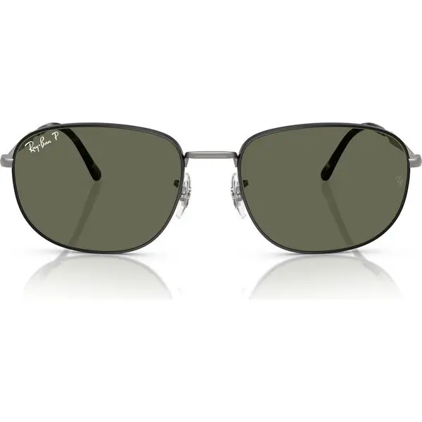 Ray-ban 60mm Pillow Polarized Sunglasses - Gunmetal