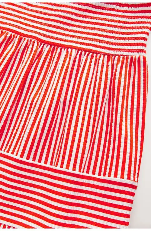 NEXT Stripe Tiered Cotton Maxi Skirt