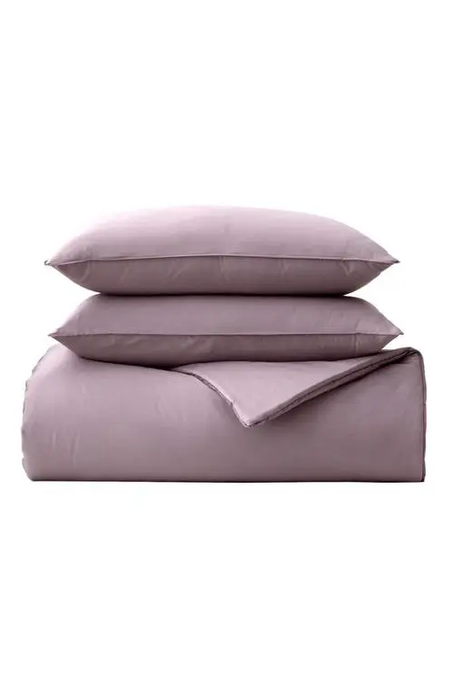 BOLL & BRANCH Signature Comforter & Shams Set - Plum
