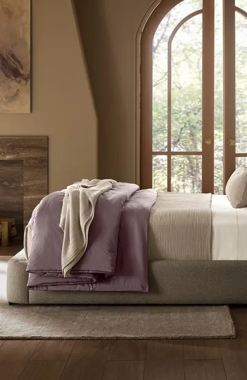 BOLL & BRANCH Signature Comforter & Shams Set - Plum