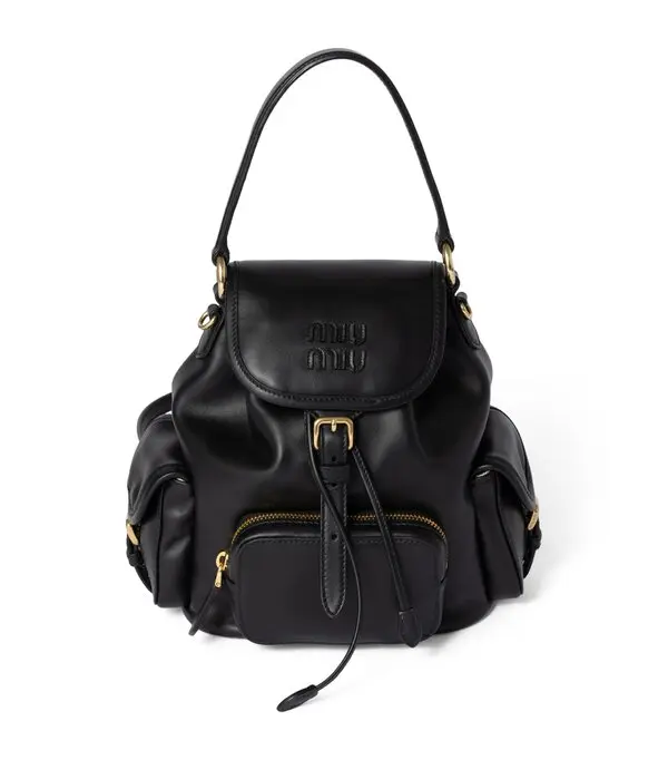 Miu Miu Leather Backpack