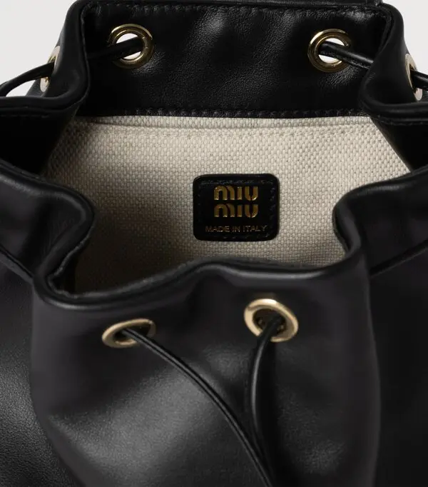 Miu Miu Leather Backpack