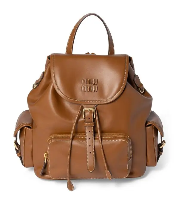 Miu Miu Leather Backpack
