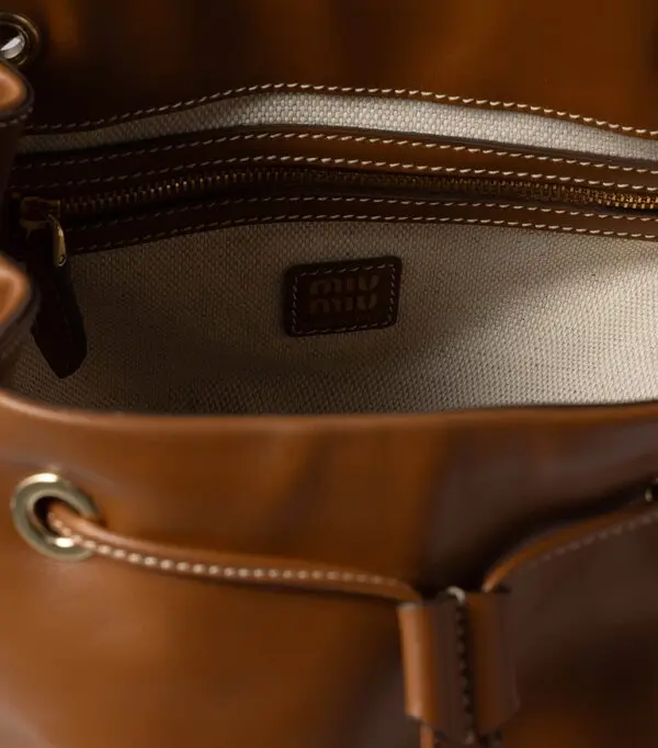 Miu Miu Leather Backpack