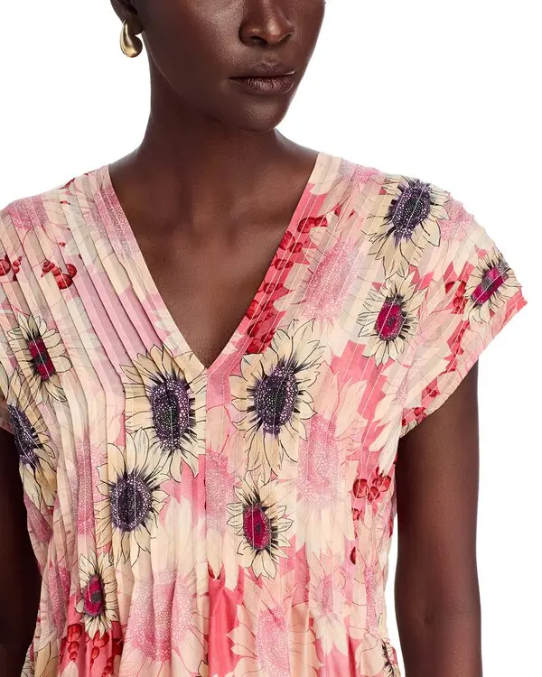 Johnny Was Rosa Pleated Dress