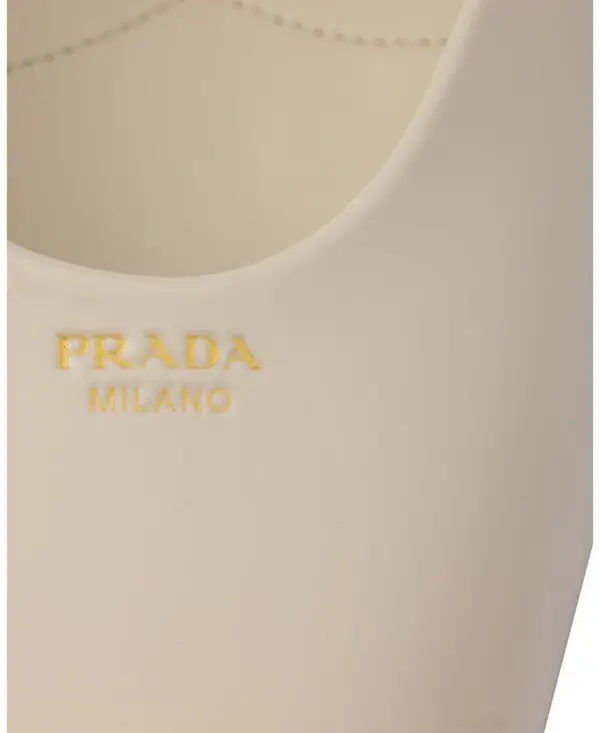 Prada Patent Leather Slingback Ballerinas
