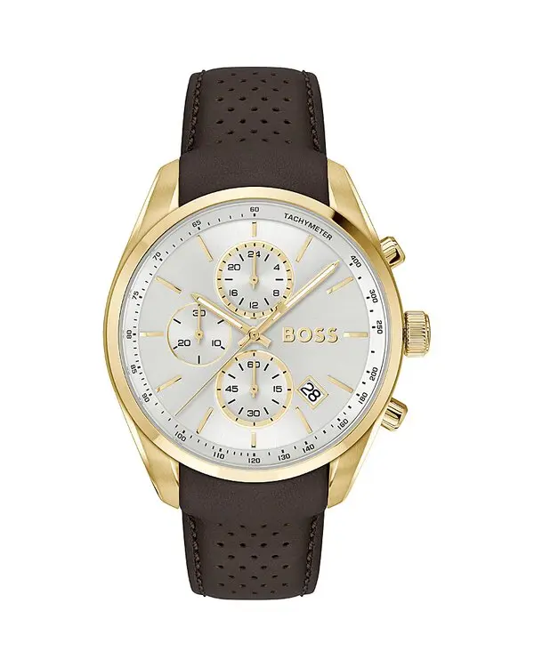 Hugo Boss Grand Prix 44 Chronograph, 44mm - Silver/black