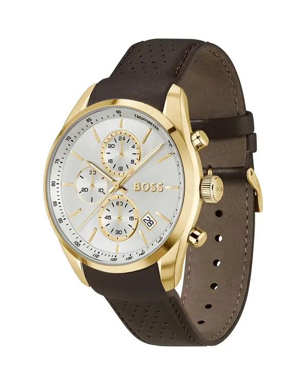 Hugo Boss Grand Prix 44 Chronograph, 44mm - Silver/black