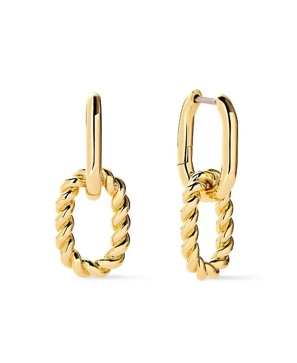ANA LUISA Ash Double Mini Drop Earrings - Gold