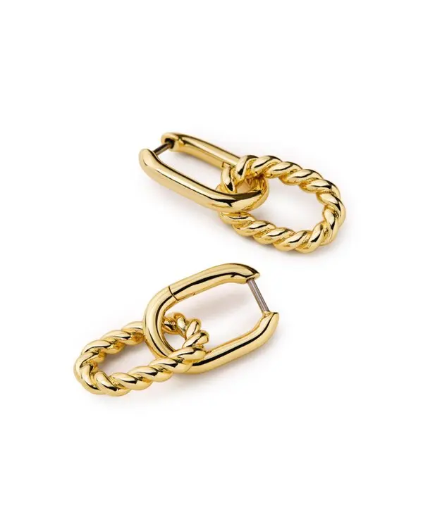 ANA LUISA Ash Double Mini Drop Earrings - Gold