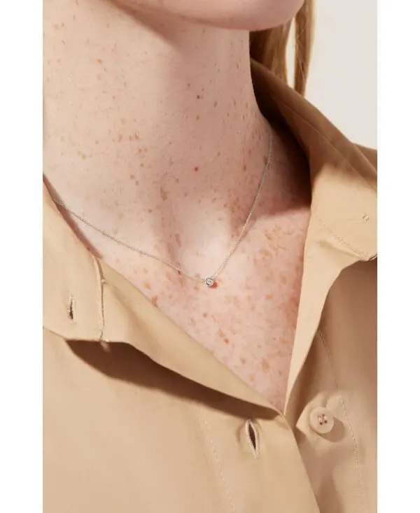 ANA LUISA Lab Grown Diamond Necklace - Silver