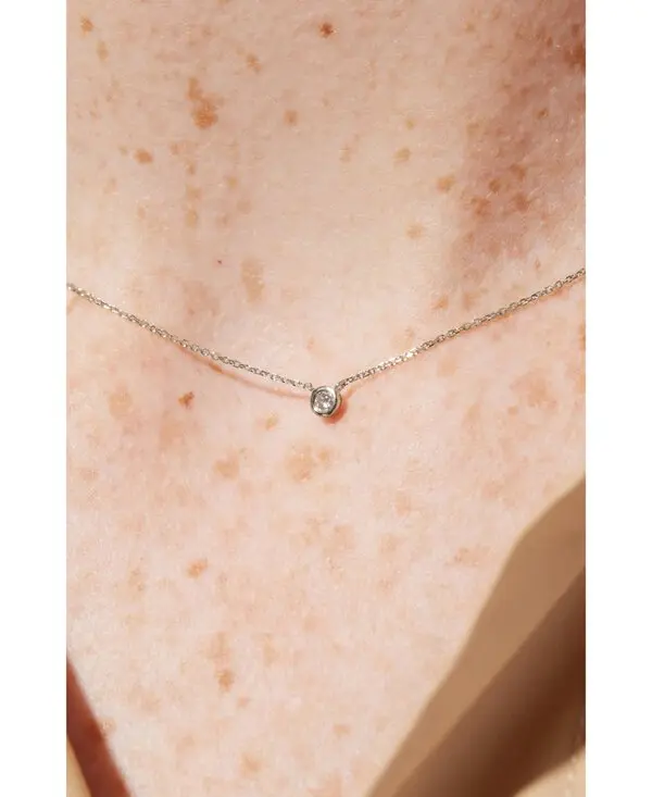 ANA LUISA Lab Grown Diamond Necklace - Silver