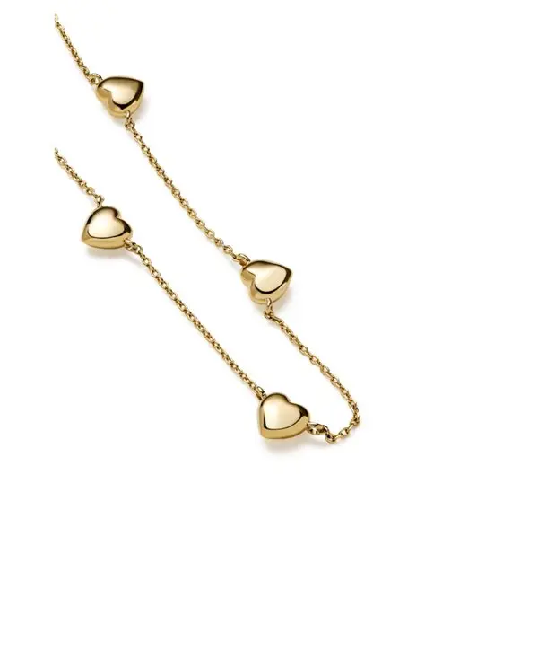 ANA LUISA Lev Mini Station Heart Necklace