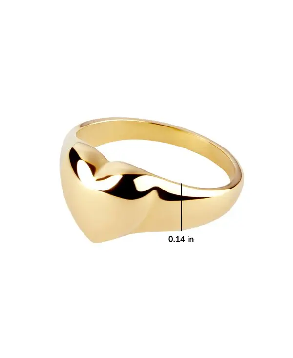ANA LUISA Isla Heart Ring