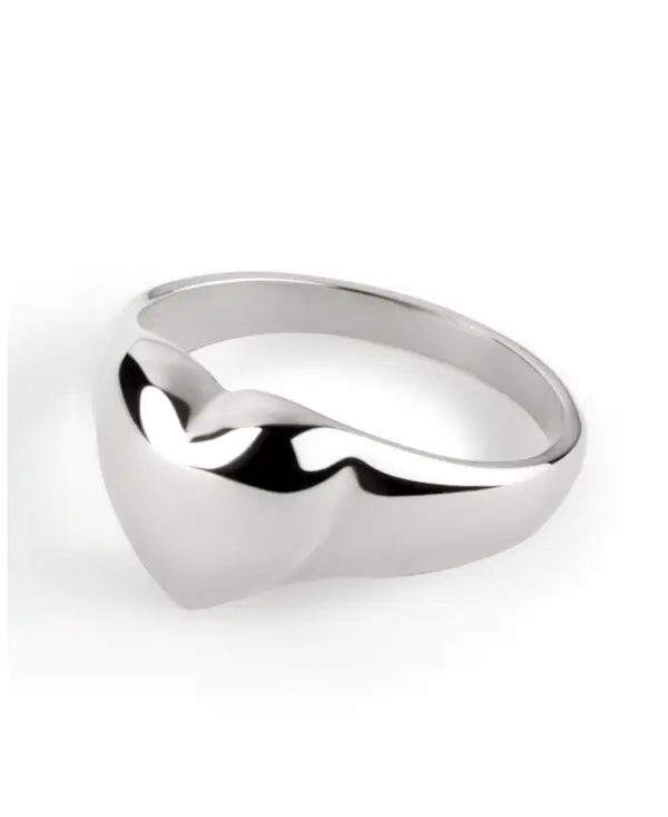 ANA LUISA Isla Heart Ring - Silver