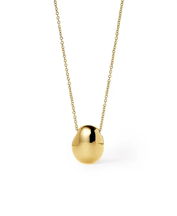 ANA LUISA Pendant Pebble Mini Necklace - Gold