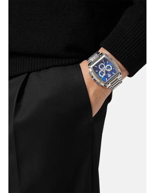 Versace Dominus Chronograph - Blue/silver