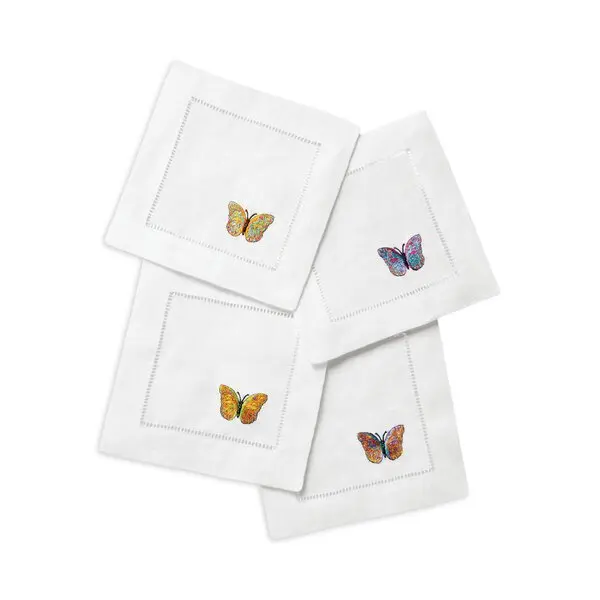 SFERRA Bordano Cocktail Napkin, Set Of 4