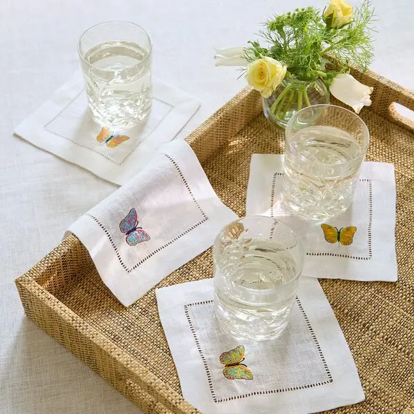 SFERRA Bordano Cocktail Napkin, Set Of 4