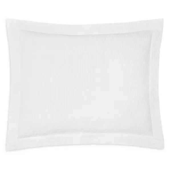 SFERRA Lecce Textured Sham, Boudoir - White