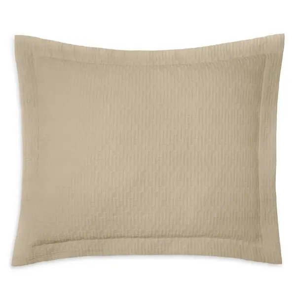 SFERRA Lecce Textured Sham, Euro - Sand