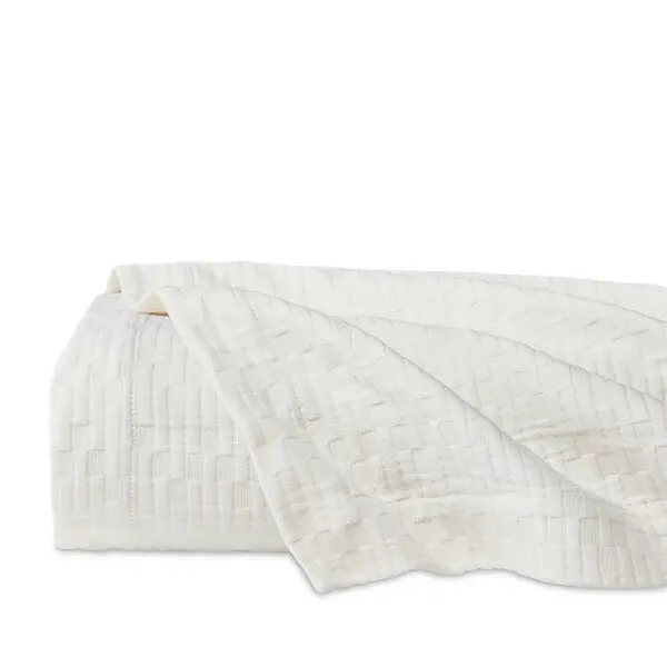 SFERRA Lecce Textured Coverlet, Full/queen - Oyster