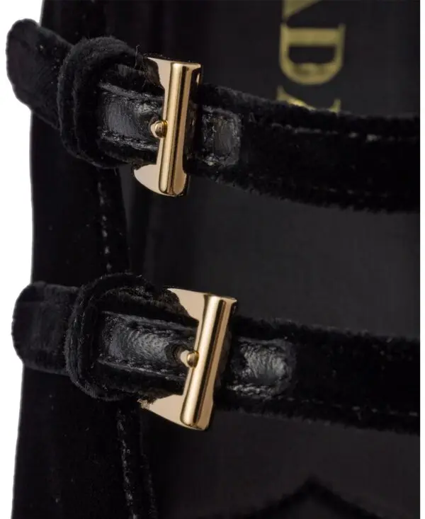 Prada Velvet Ballerinas