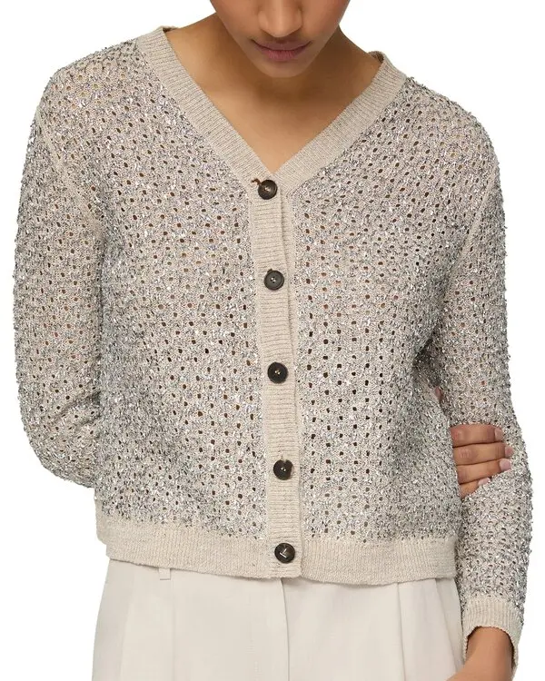 Lafayette 148 New York Button-front Cardigan