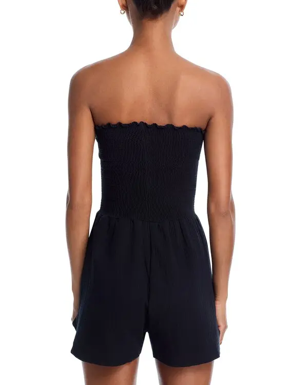 Peixoto Torey Strapless Romper - Black Iris