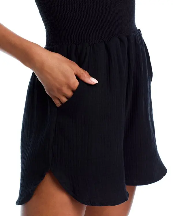 Peixoto Torey Strapless Romper - Black Iris