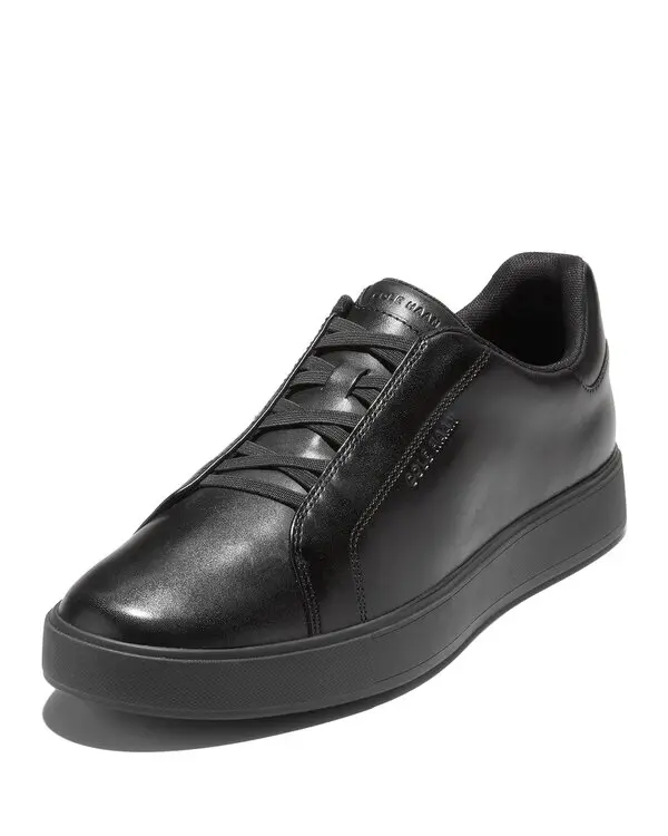 Cole Haan Grandpr Luxe Slip-on Sneakers - Black/black