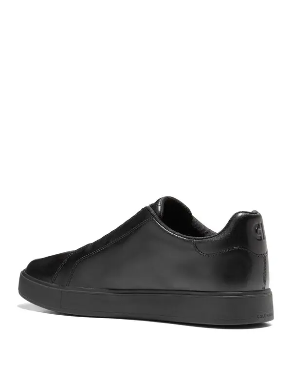 Cole Haan Grandpr Luxe Slip-on Sneakers - Black/black