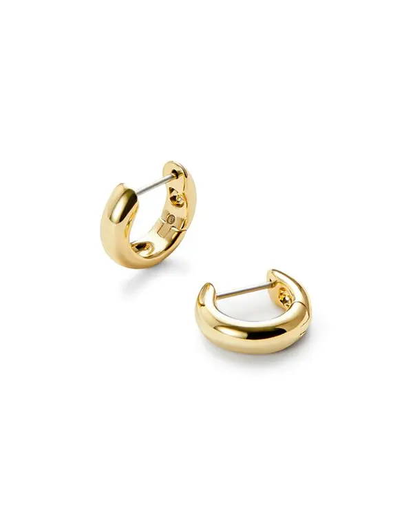 ANA LUISA Giulia Bold Huggie Hoop Earrings - Gold