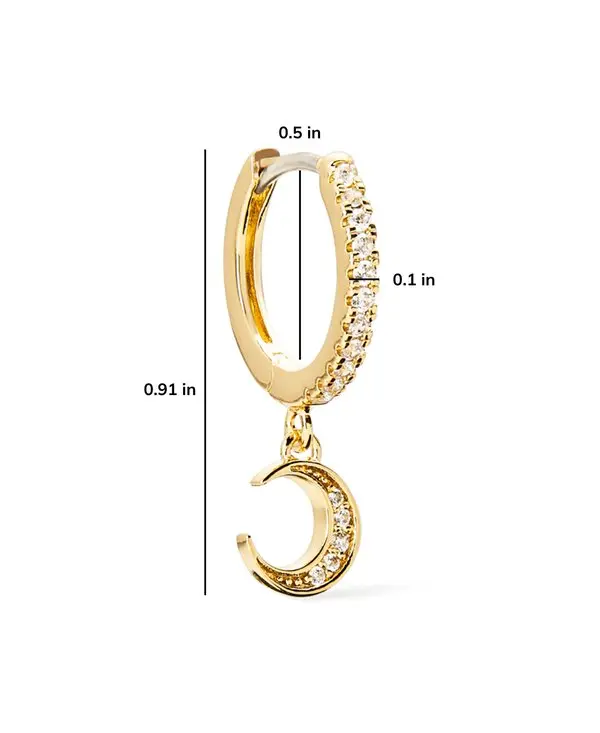 ANA LUISA Celeste Huggie Hoop Earrings