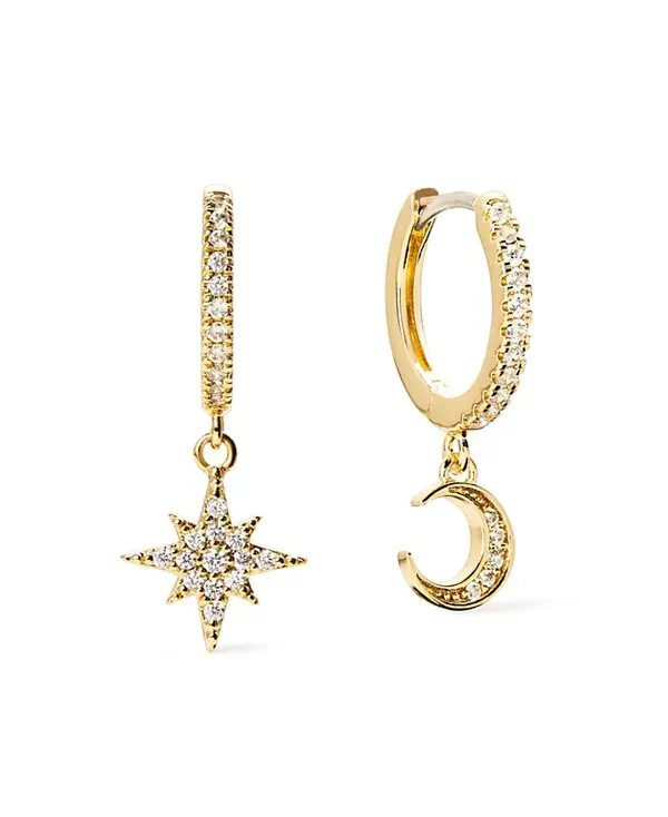 ANA LUISA Celeste Huggie Hoop Earrings - Gold