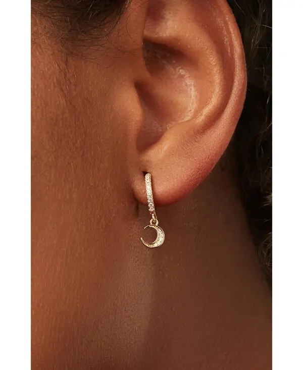 ANA LUISA Celeste Huggie Hoop Earrings