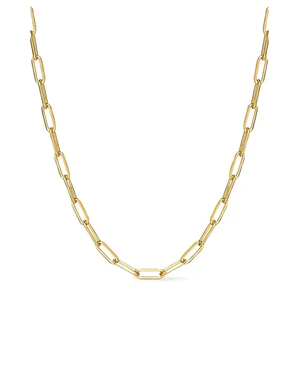 ANA LUISA Link Chain Laura Bold Necklace - Gold
