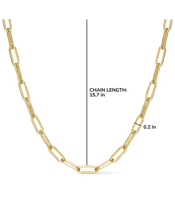 ANA LUISA Link Chain Laura Bold Necklace