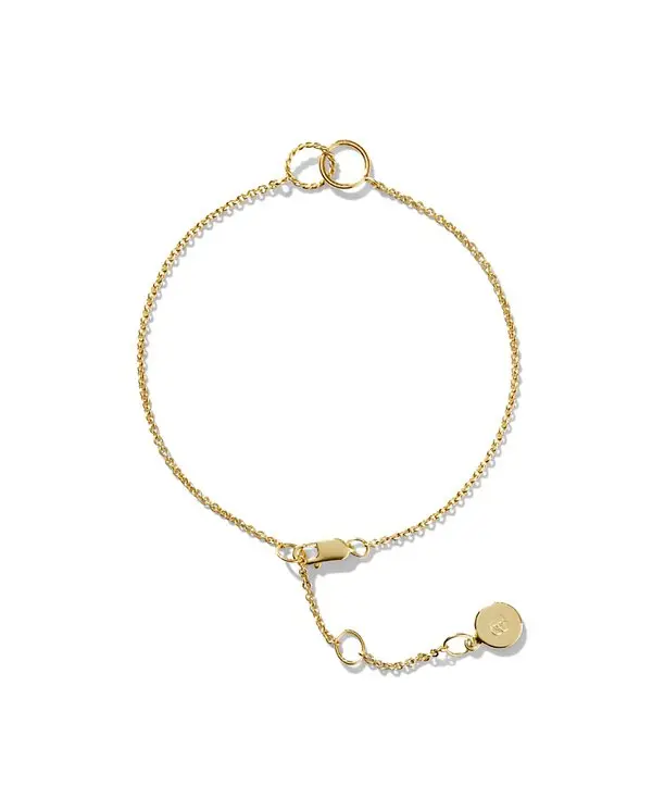 ANA LUISA Jill Interlocking Circles Bracelet - Gold