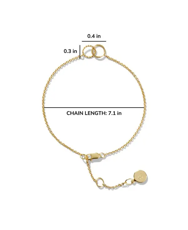 ANA LUISA Jill Interlocking Circles Bracelet