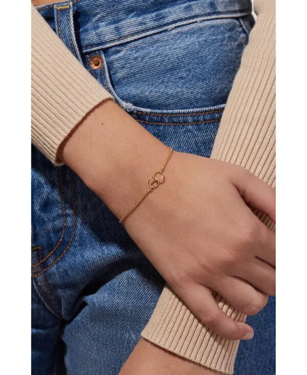 ANA LUISA Jill Interlocking Circles Bracelet