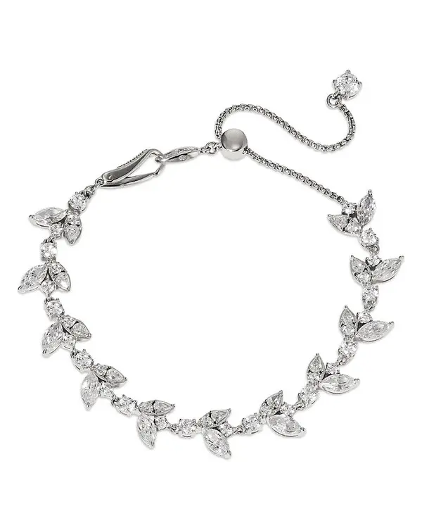 Nadri Ravish Vine Adjustable Bracelet - Silver