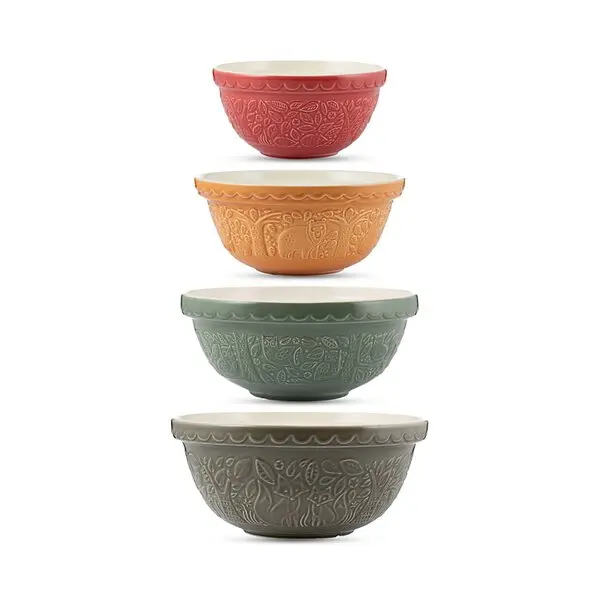 MASON CASH In The Forest Mixing Bowl, Set Of 4 - Multi